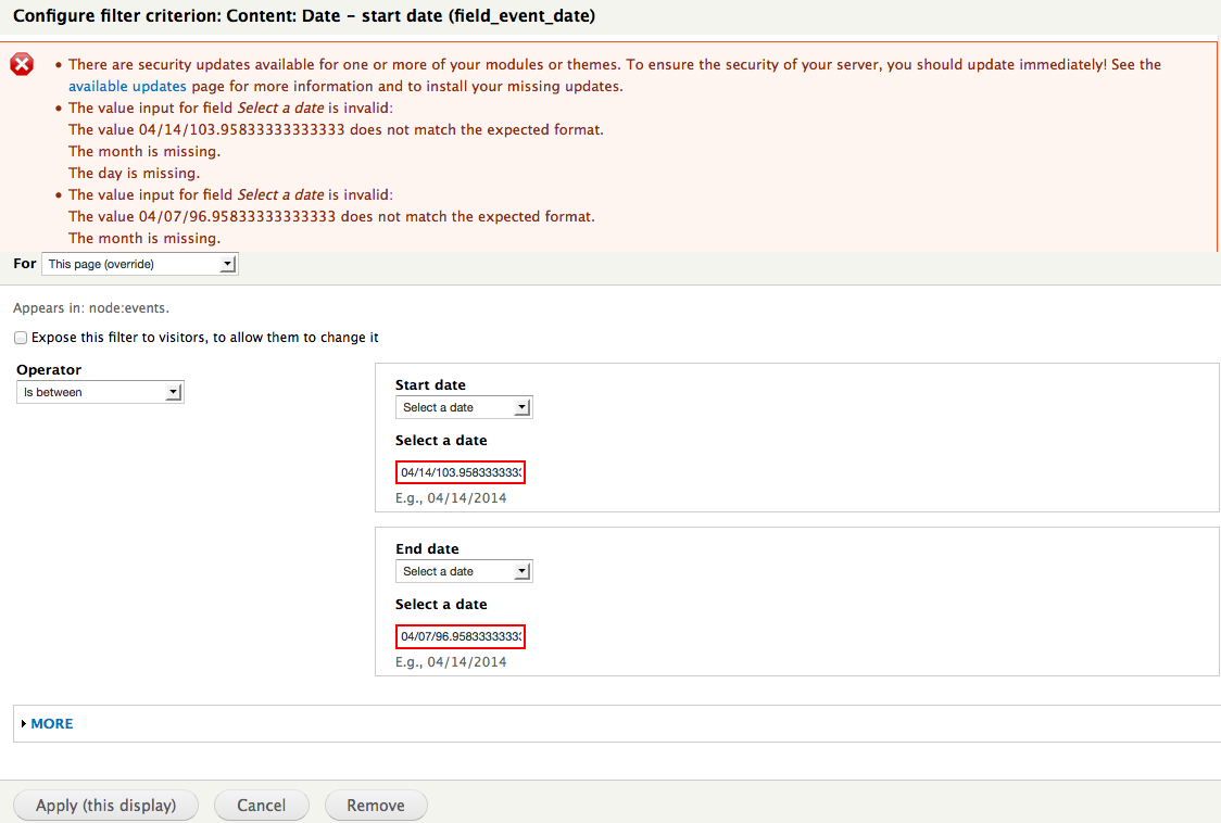 Views Exposed Filters Date Format Problem 2220107 